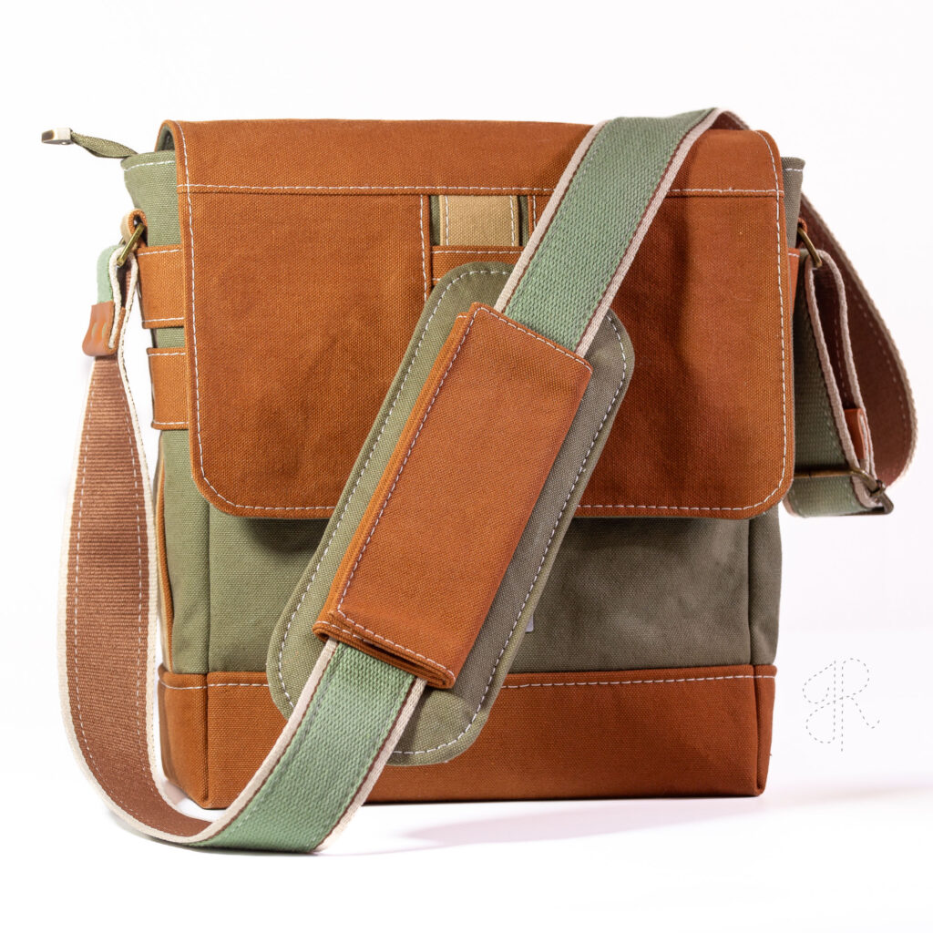 {Haka} Patron de besace porte-documents et sacoche compartimentées - Sacotin